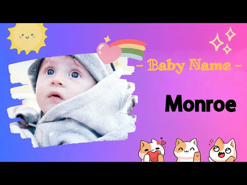 MONROE | Monroe name meaning | Girl Name Meaning | From the River Roe (2023)
