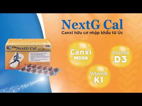 Viên uống bổ sung Canxi Nextg Cal nhập khẩu từ Úc