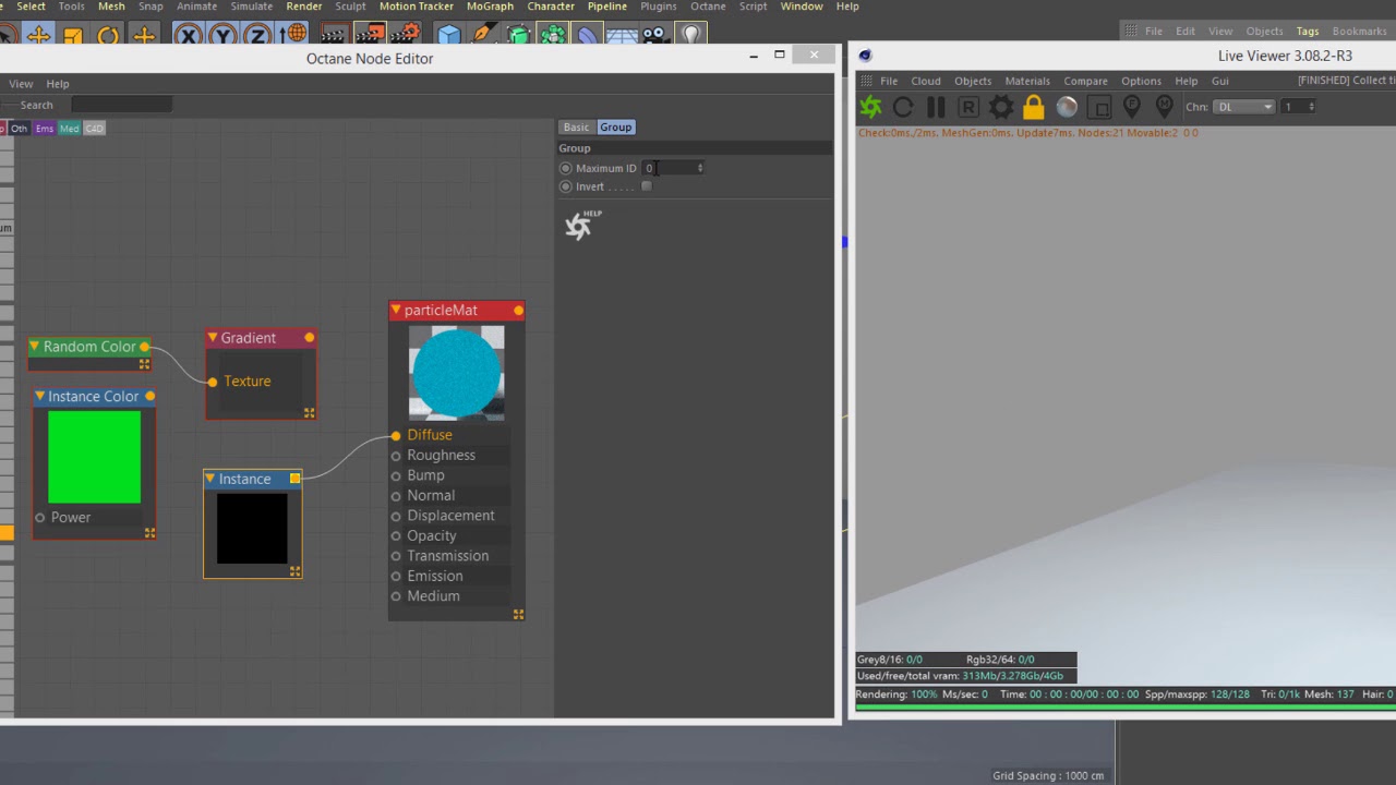 OctaneRender For Cinema 4D Lesson 11.3: Rendering Particle Effects