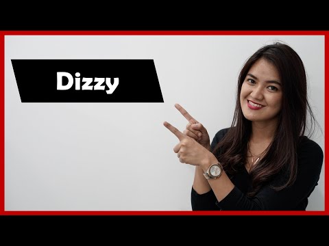 Dizzy - Meaning Examples & Pronunciation [Visual Vocabulary ]