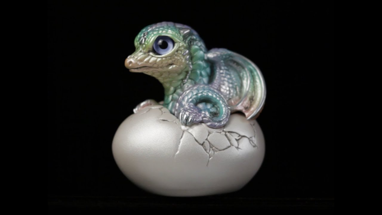 Hatching Dragon (v2) - Pastel Rainbow