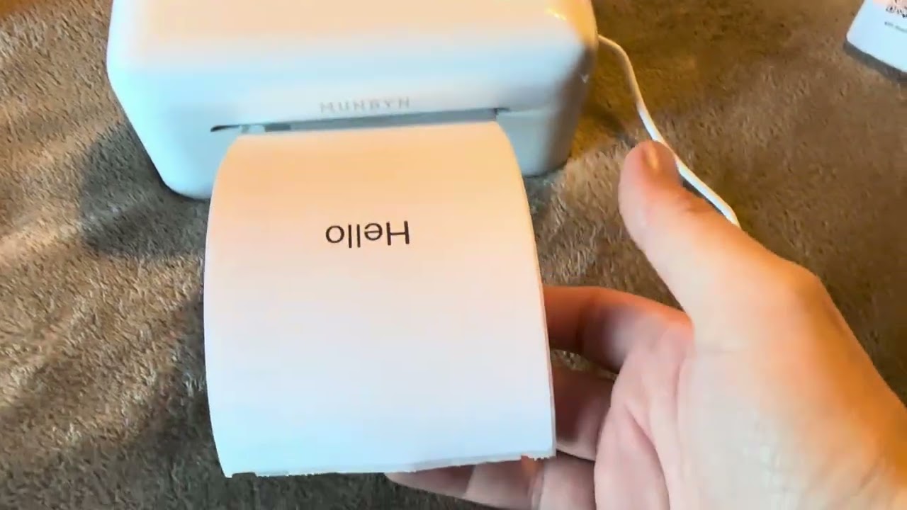 Setup, Print Test, Label Load, App Usage, and Review of Munbyn RW402B Label Printer