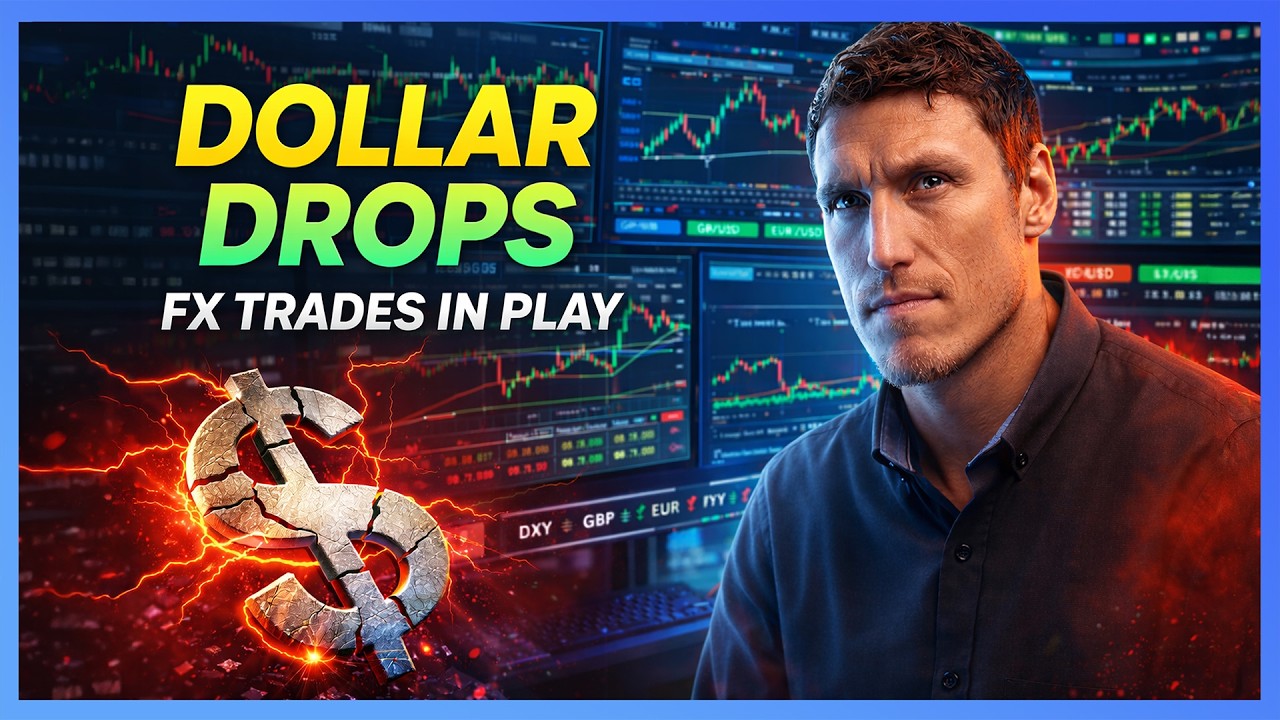DXY in Freefall! How to Trade the GBP, EUR & JPY Moves
