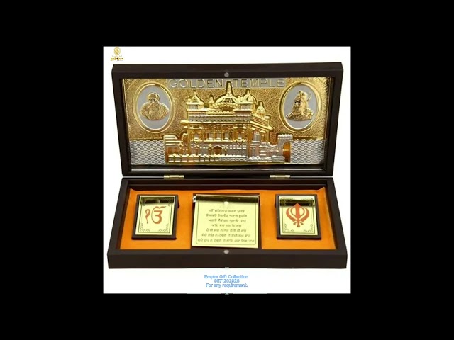 Charan Paduka Set - Golden Temple Amritsar Model Gold Plated Photo ...