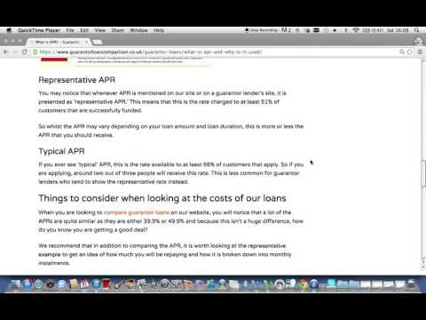 What is APR and How does it work for guarantor loans?