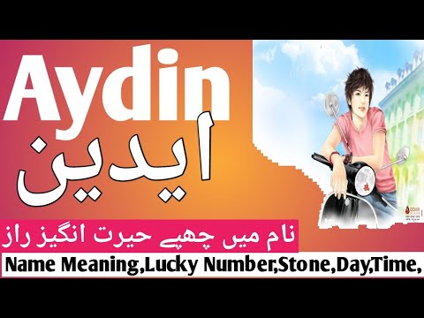 aydin name meaning-Aydin Name Meaning In Urdu (Boy Name ایدین) | Aydin Name Ka Matlab Kyi hota hai