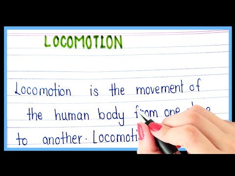 What is locomotion | Definition of locomotion | Locomotion kise kahate hain