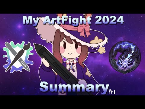 My Artfight 2024 Summary Pt.1 (because I drew a lot)