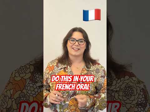 Do this in your French Oral exam ⭕️ #leavingcert