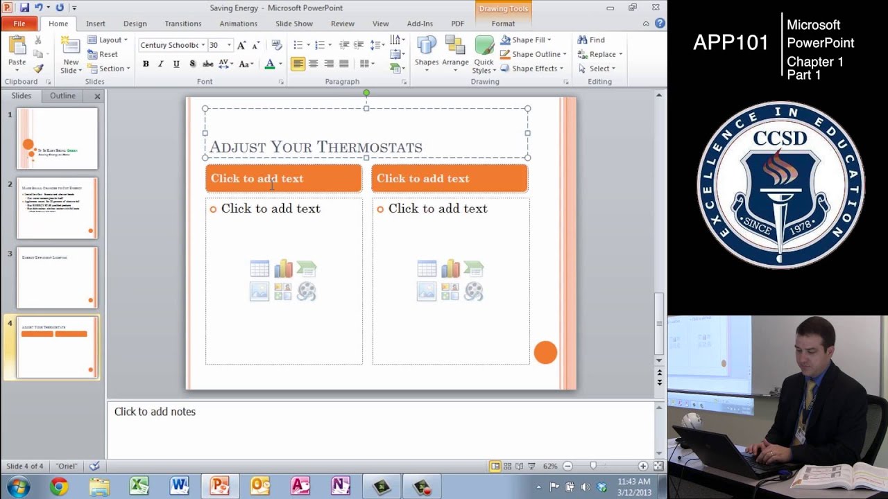 APP101 - Microsoft PowerPoint Chapter 1 - Part 1