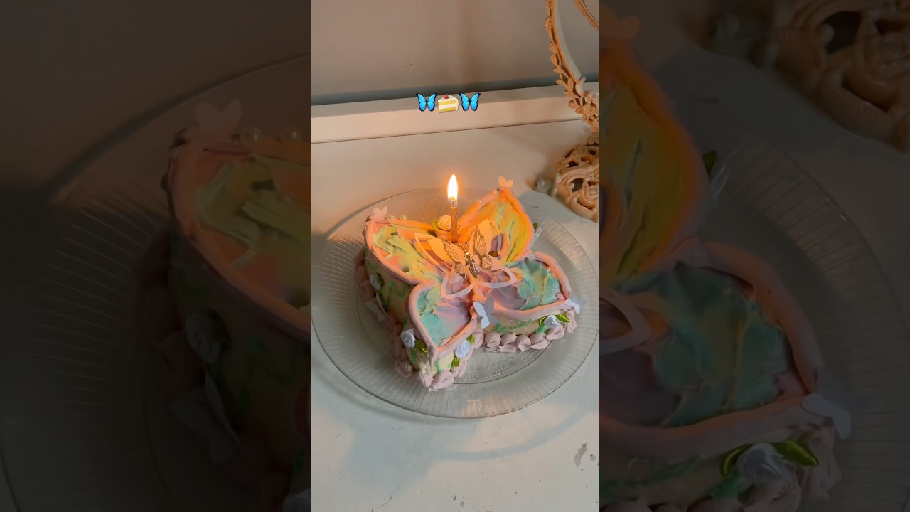 My butterfly birthday cake 🦋🍰✨