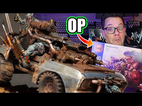 My Custom 40k Vehicle was EASY with this New Paint?!