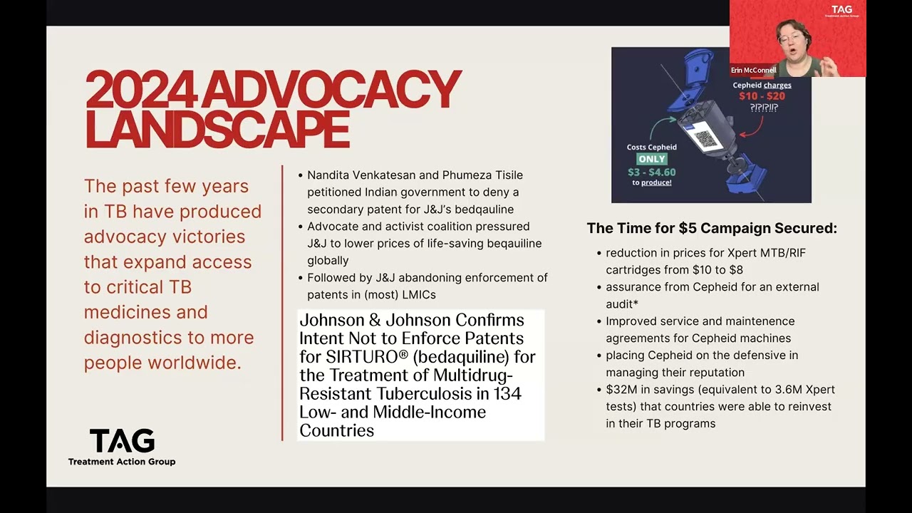 Meeting the Moment: Research and Funding Advocacy for TB in 2026 and beyond, Erin McConnell