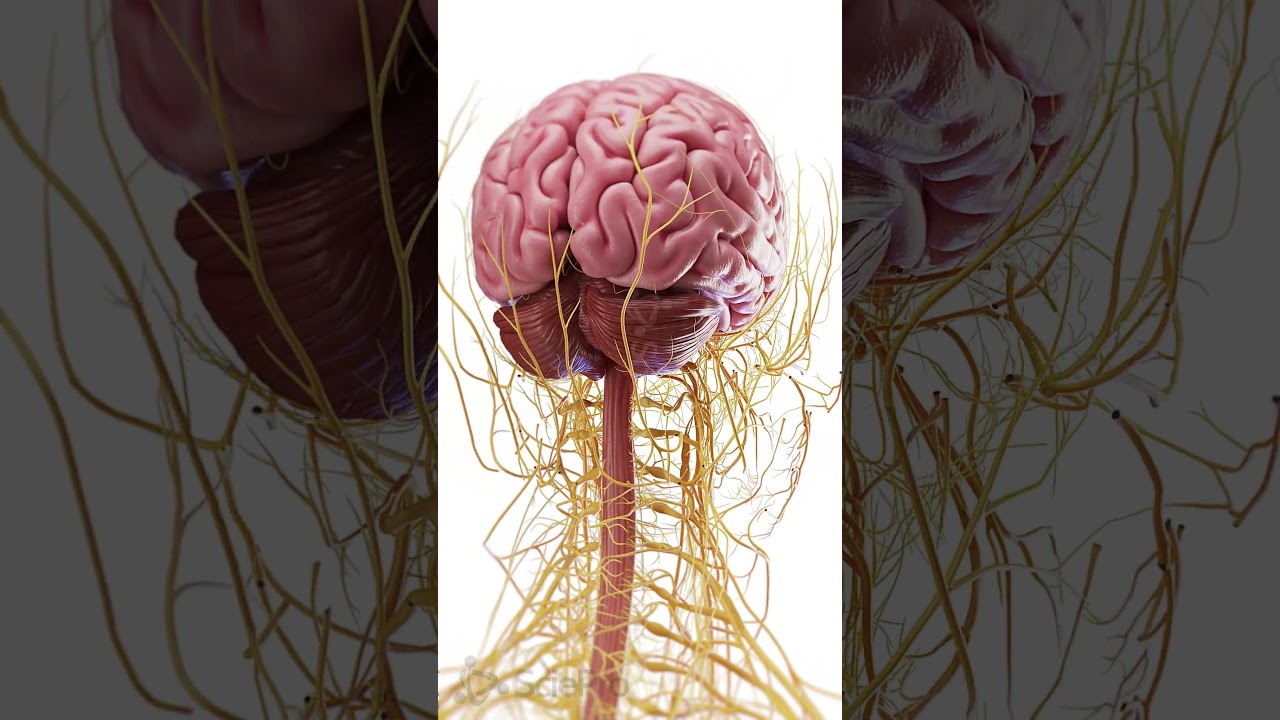 🧠 The Brain in Detail: Exploded View Anatomy 🧠  #anatomy