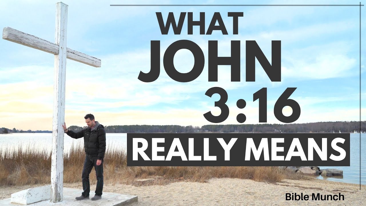 John 3:16 - What the most popular Bible verse REALLY means | Bible Munch