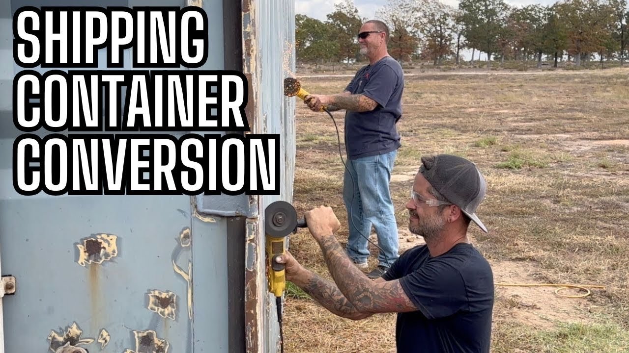 Cutting Doors in a 40-Foot Shipping Container | Step 3 of Our Ultimate Chicken Coop Build