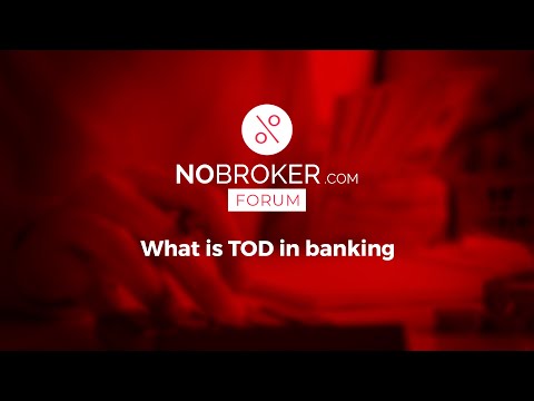 What is TOD in Banking? #AskNoBroker #Forum #Banking #bankingawareness #BankQuestionsAndAnswers #TOD