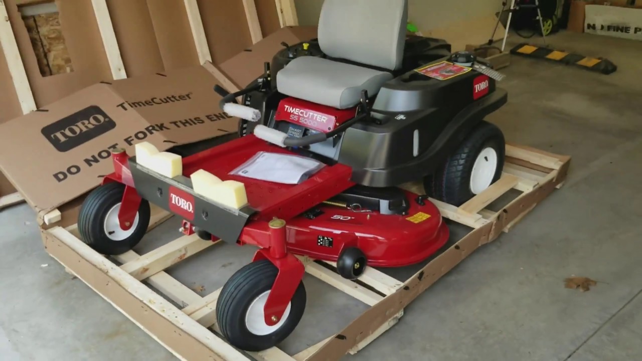 Toro TimeCutter SS5000 Unboxing