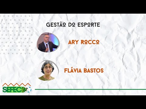 Roda de Conversa: Gestão do Esporte com Profª Flávia Bastos e Prof. Ary Rocco