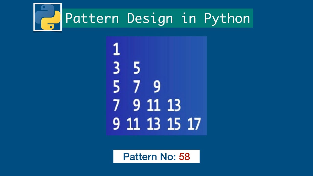 Python Pattern Design 58