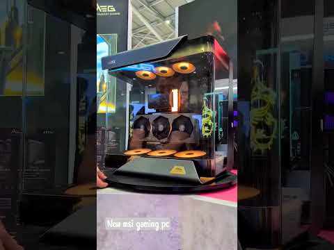 new msi gaming pc | RGB with orange 🧡 light