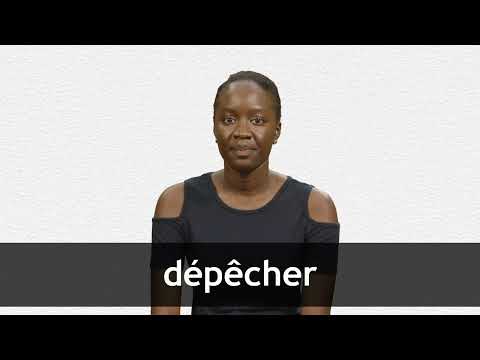 English Translation of “DÉPÊCHER” | Collins French-English Dictionary