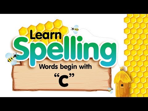 Learn Spelling Words begin with 'c' | Spell & Tell Words that begin with 'c' | Word Phonics