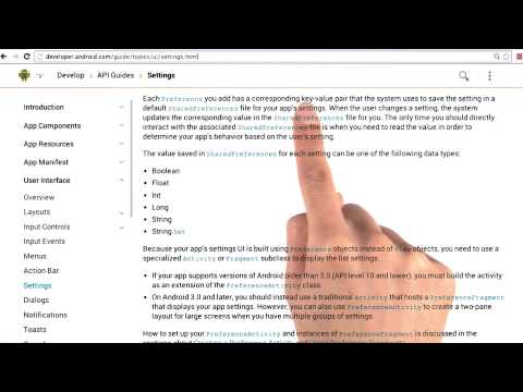 Learn Preferences Developing Android Apps - Mind Luster
