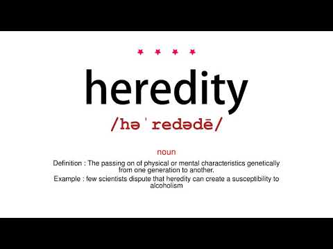 How to pronounce heredity - Vocab Today