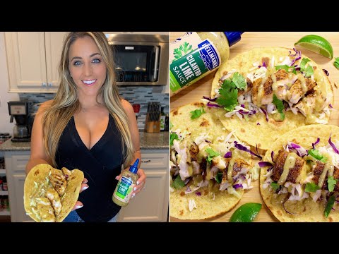 10 Minute Easy Blackened Fish Tacos | Weeknight Dinner Idea