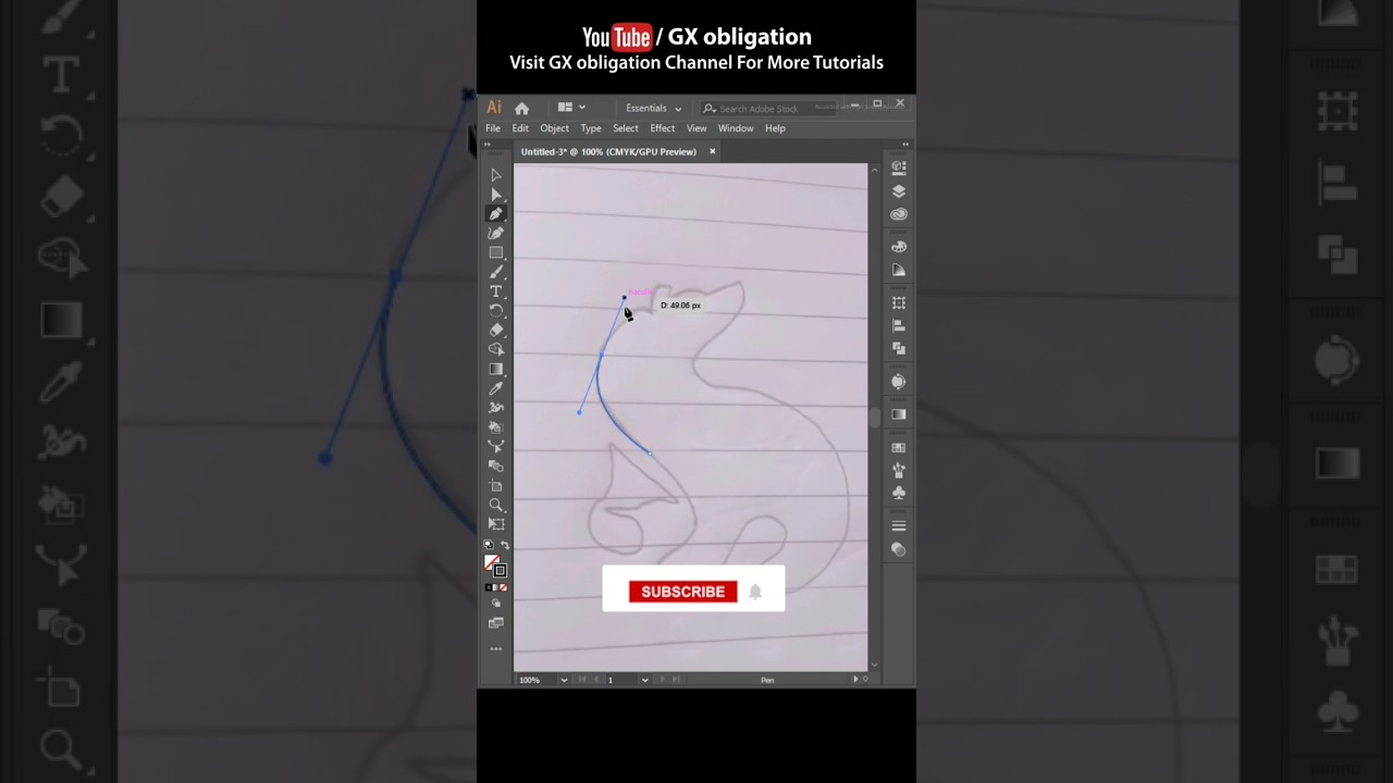 Bear 🐻 logo design sketch to vector in illustrator | #shorts #illustrator