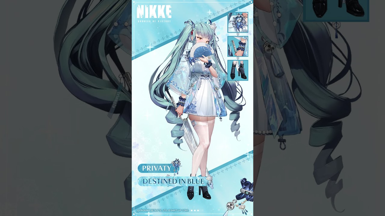 GODDESS OF VICTORY: NIKKE | Costume Introduction - Privaty (Destined in Blue)