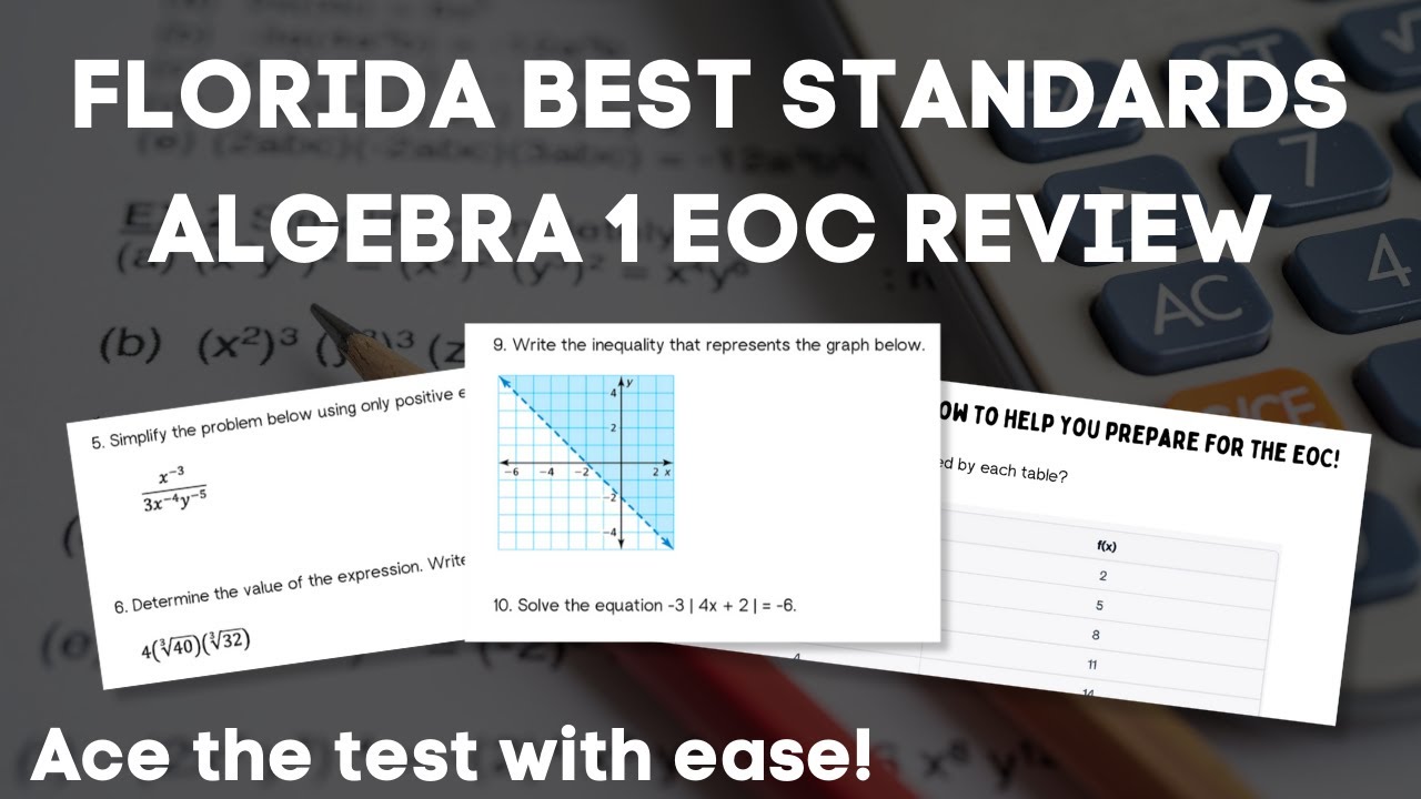 B.E.S.T. Algebra 1 EOC Review!