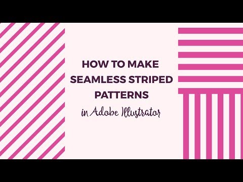 How to make seamless striped patterns in Illustrator