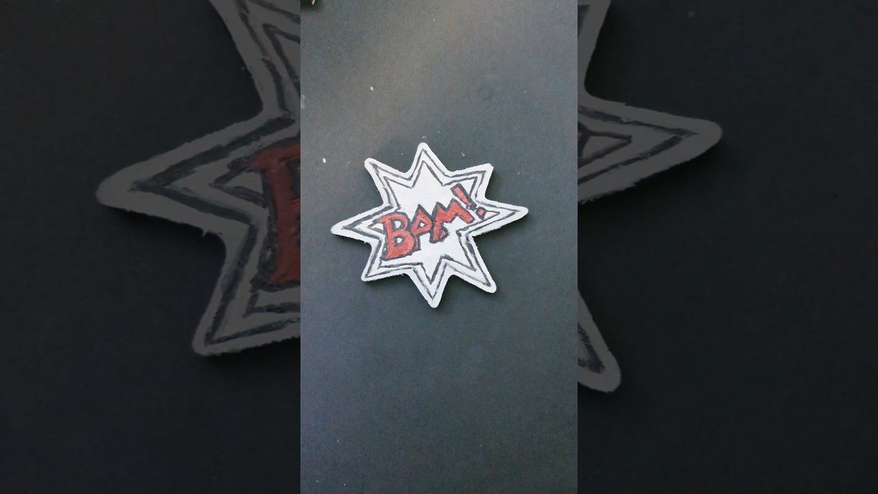 Comic Onomatopoeia pin #comics #diyart #crafts #diy #punk
