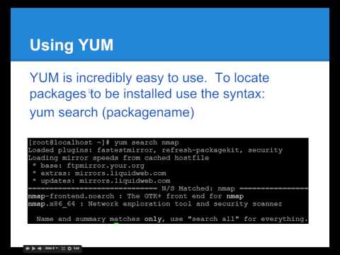 Linux yum installer