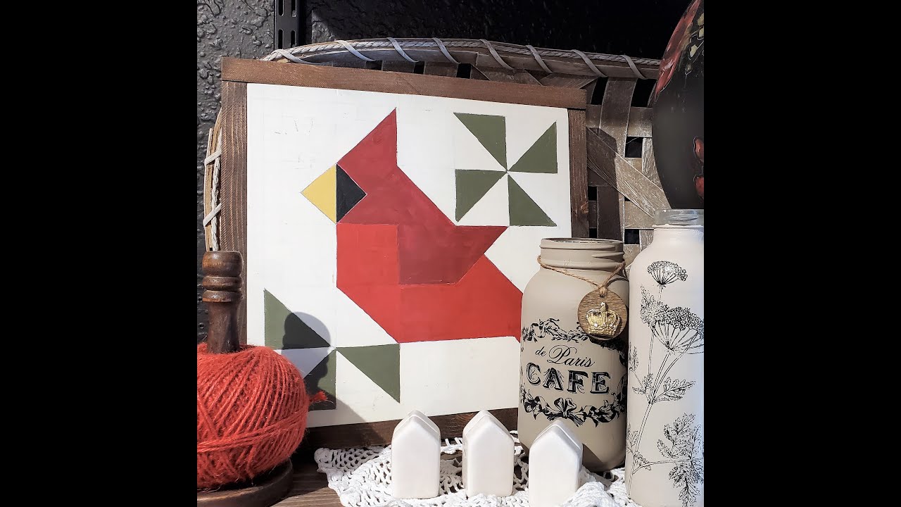 Painting the Cardinal Barn Quilt w/ Willis Farms
