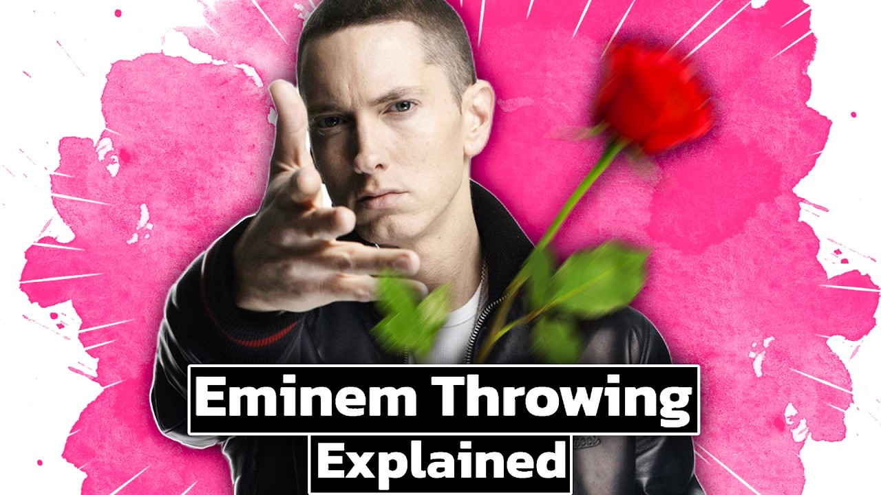Eminem Throwing Rose Explained