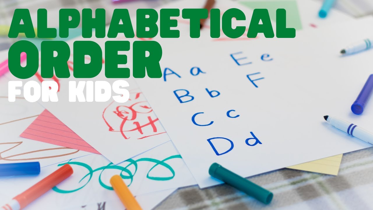 Alphabetical Order | ABC Order | Learn how to place words in alphabetical order.