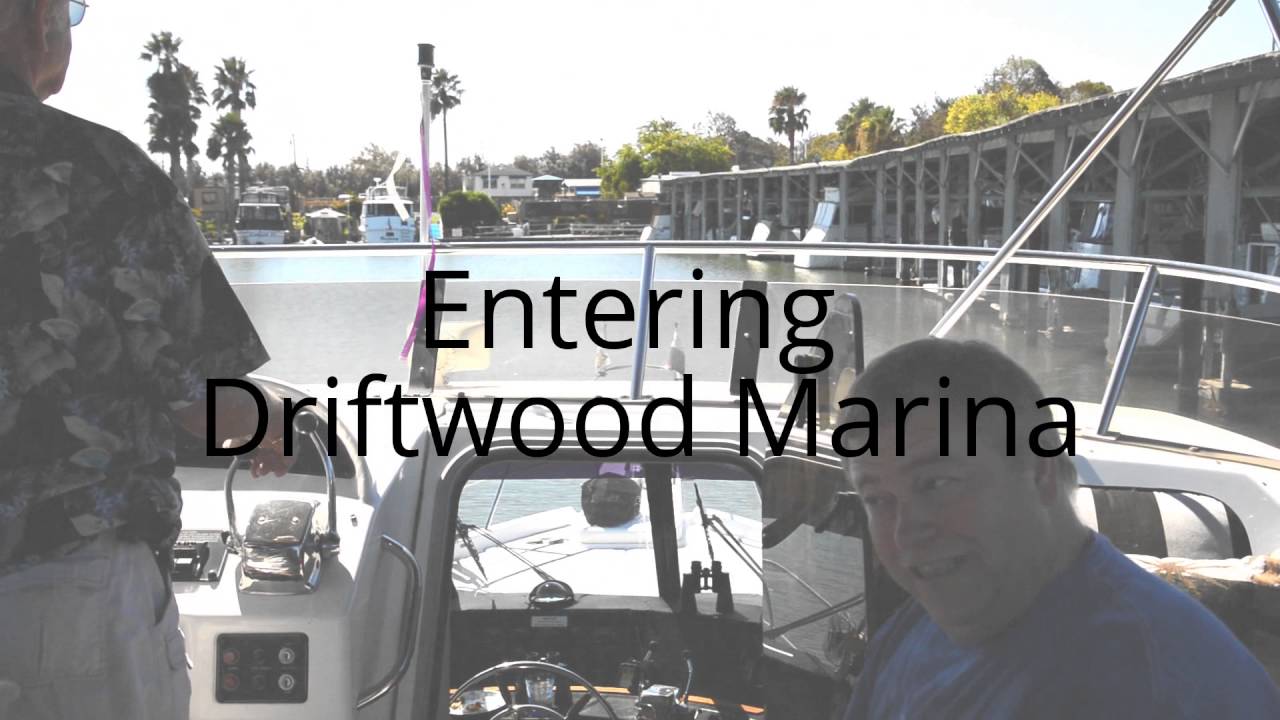 Entering Driftwood Marina