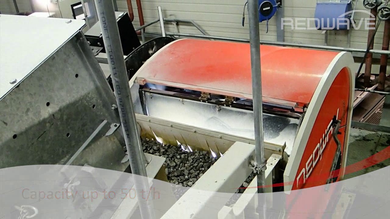 Sensor based sorting of Limestone