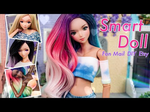 Customizing Smart Dolls with Unique Etsy Eyes and Wigs | Open Fan Mail and DIY Easy Swimsuit Tutoria