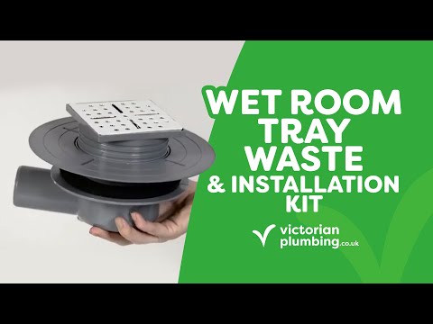 Wet Room Tray Waste & Installation Kit | Victorian Plumbing