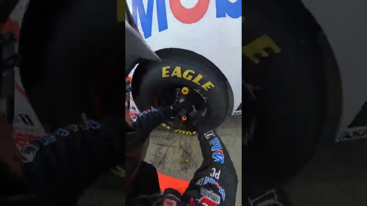 Caution: Watch for flying lug nuts.⚠️