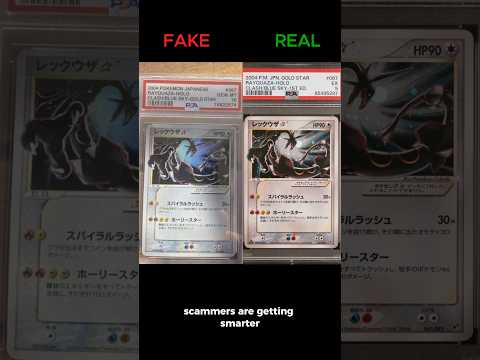 Someone paid €7000 for a FAKE Rayquaza GoldStar?! Let's dive into the telltale signs of a fake slab!
