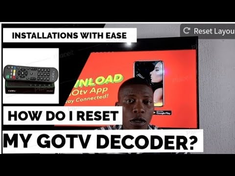 HOW DO I RESET MY GOTV DECODER- FACTORY|| HARD RESET GOTV DECODER