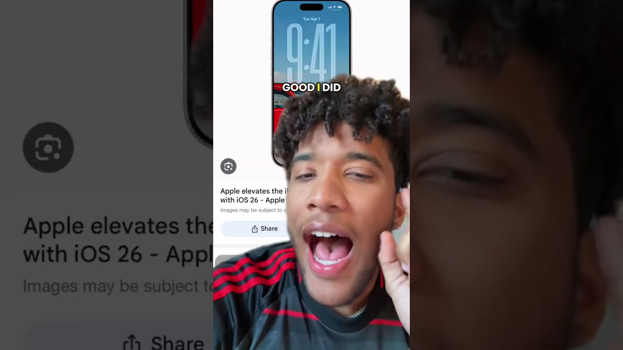 IOS 26 does NOT look different.. #carterpcs #tech #techtok #techfacts #ios #ios26 #apple #android