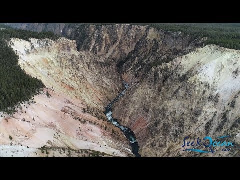 Phantom 4 Pro Yellowstone National Wyoming Montana Landscape 4K FULL HD Drone Flight 2018
