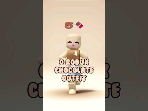 0 ROBUX CHOCOLATE OUTFIT 🍫🥰 #roblox #lanahyt #freeitem
