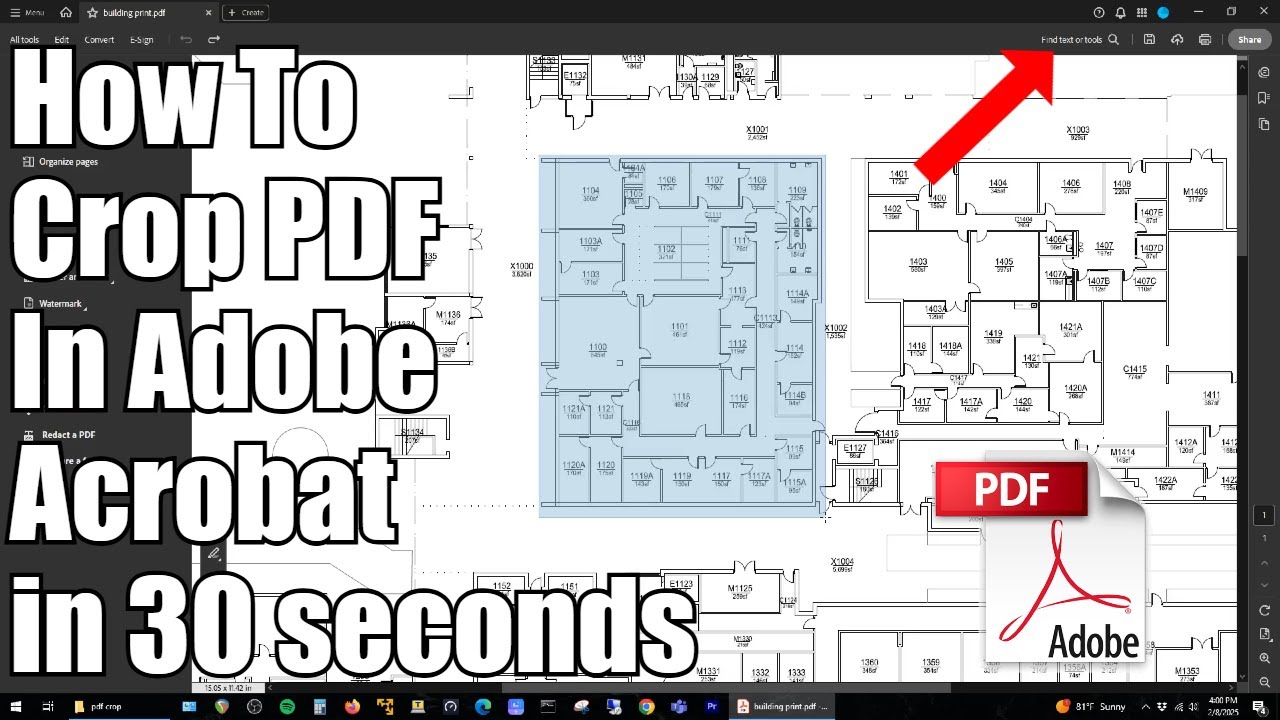 How to Crop PDF in Adobe Acrobat